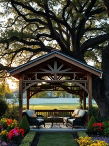 25 Gazebo Under Tree Ideas