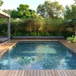 25+ Sophisticated Rock Landscaping Ideas Around Pools for a Resort-Like ...
