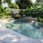 25+ Sophisticated Rock Landscaping Ideas Around Pools for a Resort-Like ...