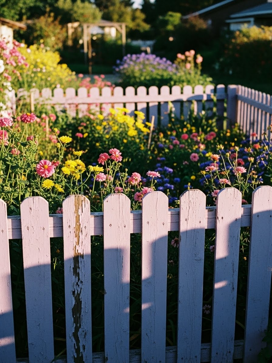 20 Cute Garden Fence Ideas That Add Color and Character
