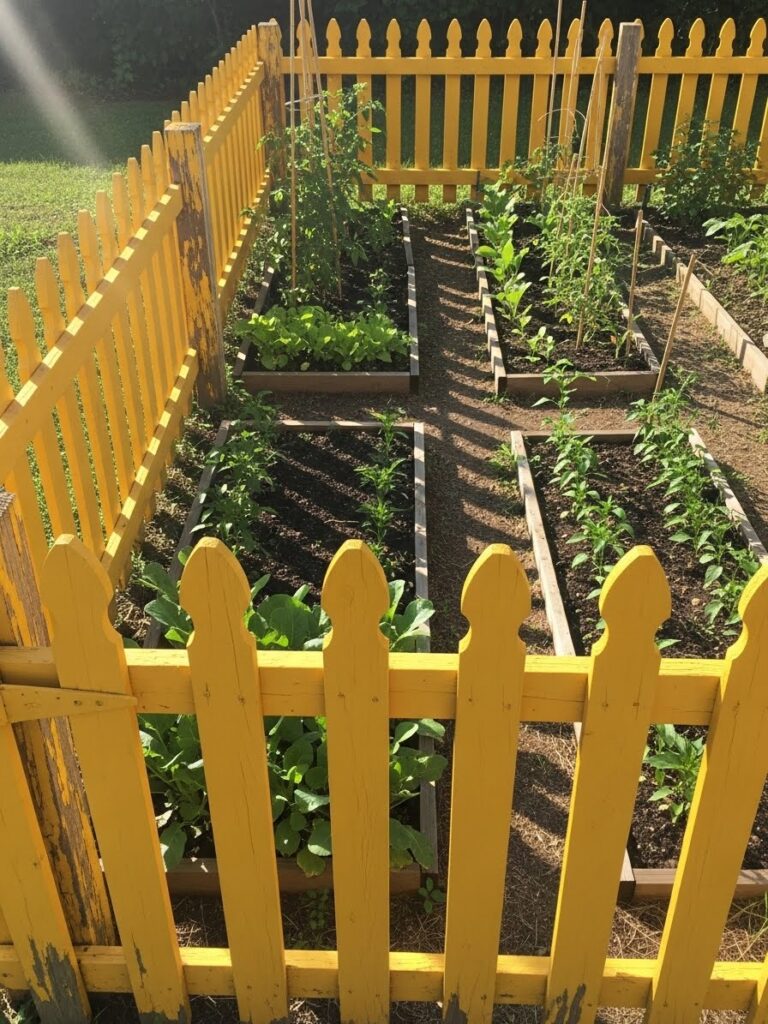 20 Cute Garden Fence Ideas That Add Color and Character