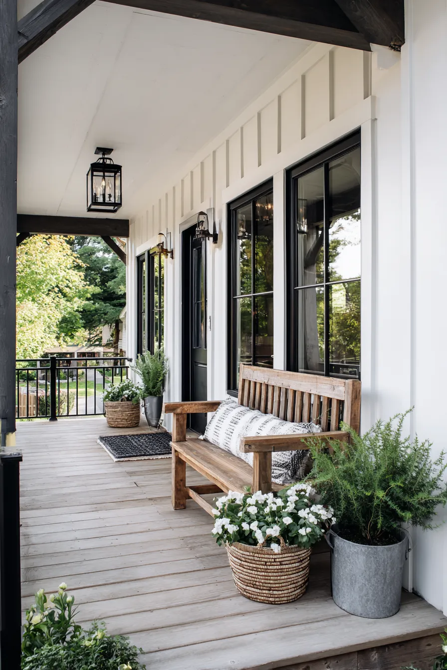 19 Fresh Farmhouse Front Porch Ideas That Feel Timeless