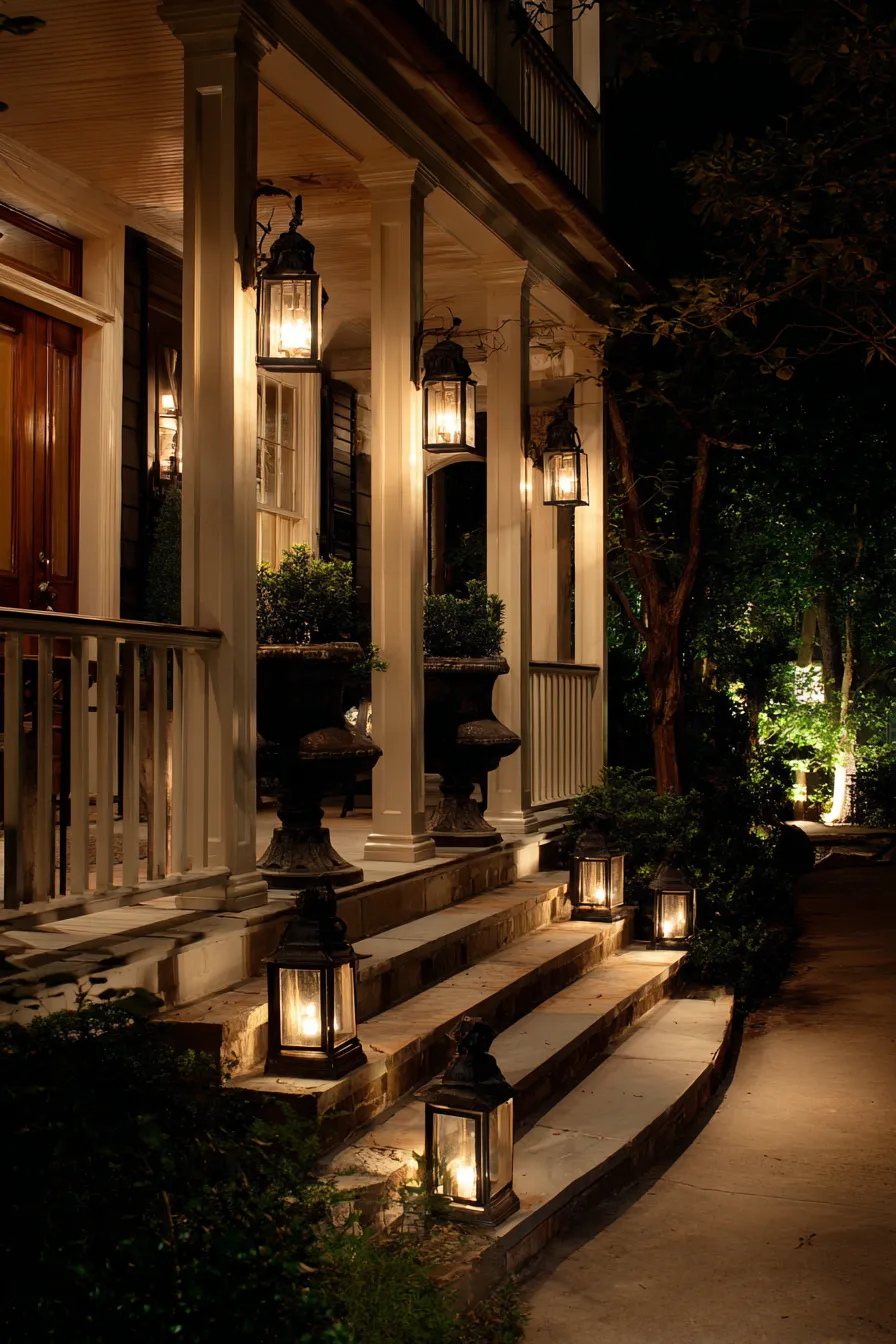 25 Inviting Front Porch Lighting Ideas That Glow at Night