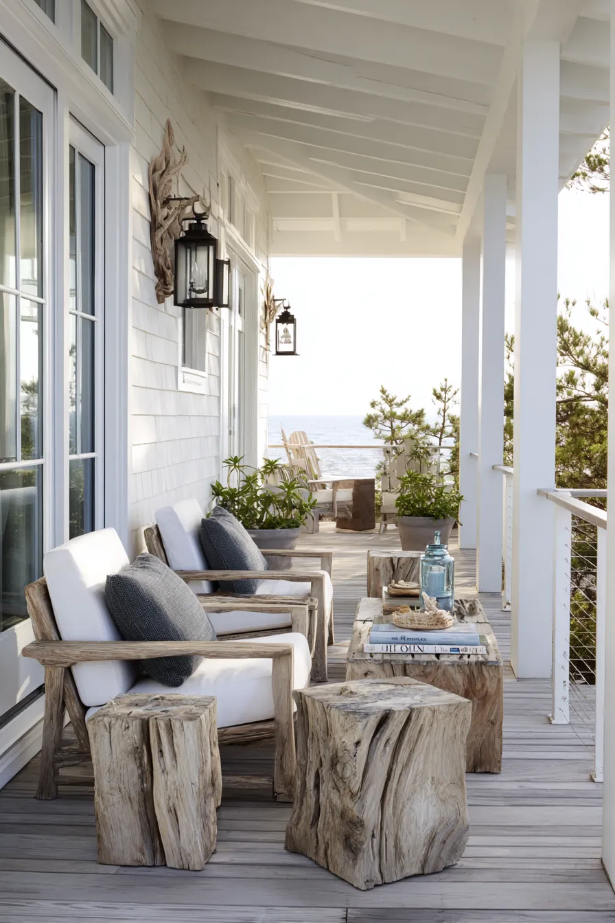 18 Relaxed Coastal Front Porch Ideas That Bring Beach Vibes