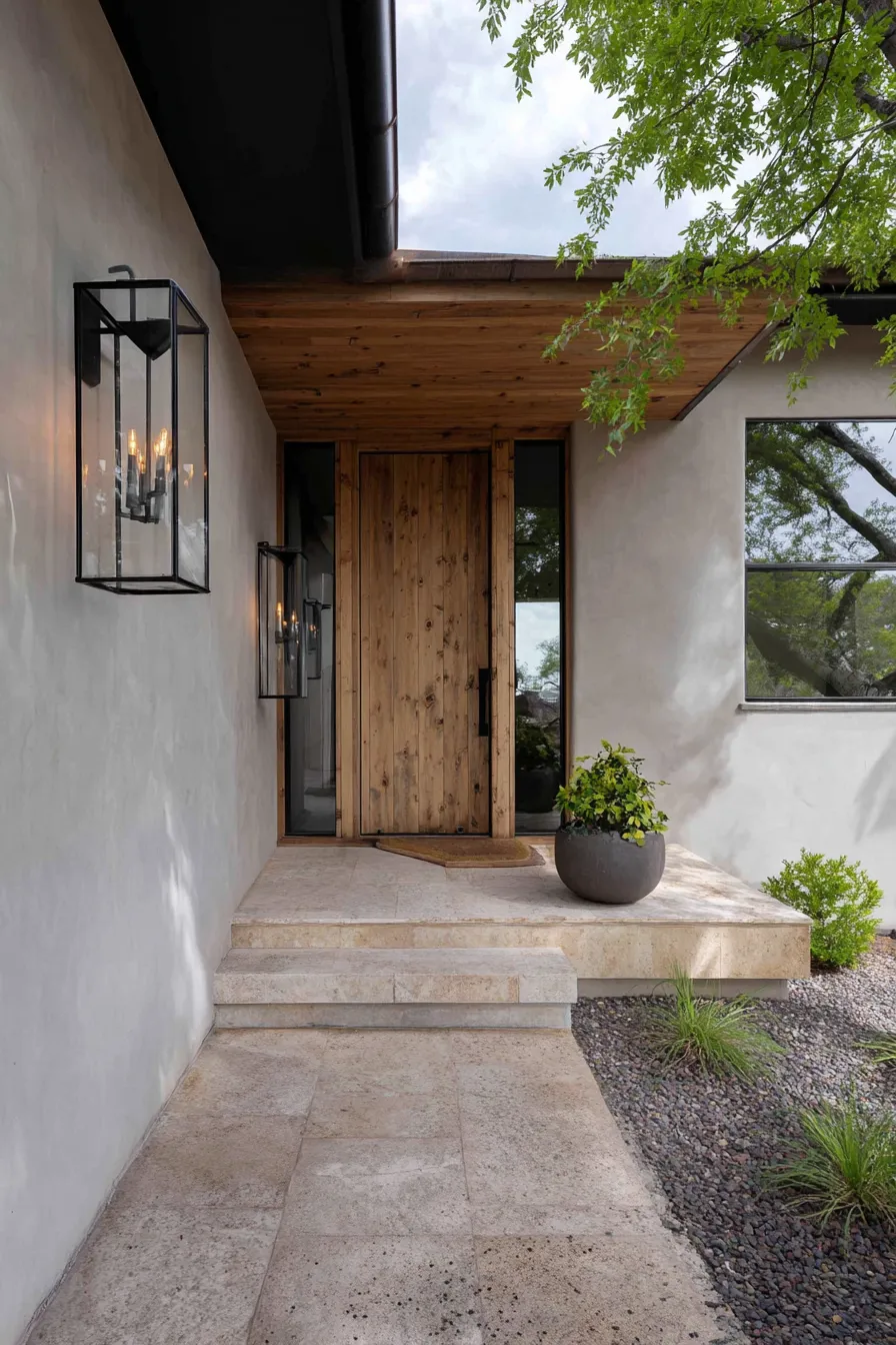 19 Trendy Organic Modern Front Porch Ideas With Fresh Texture